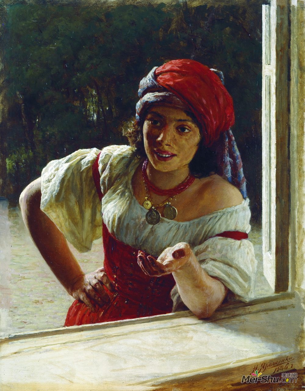 吉普赛女郎油画鉴赏 吉普赛女郎油画 伤感说说吧